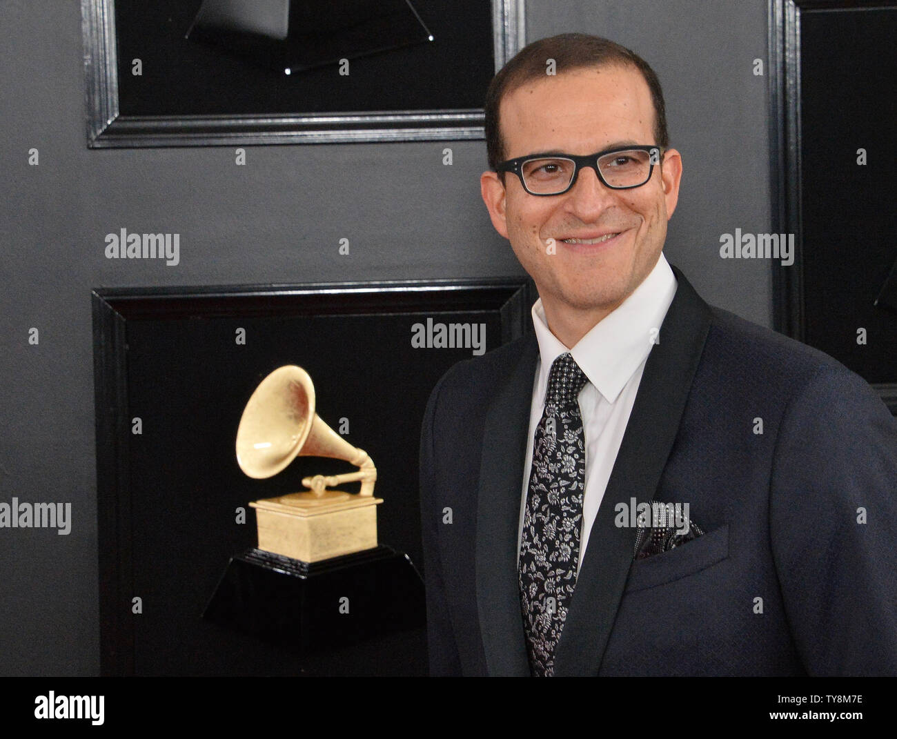Doug Davis arrives for the 61st annual Grammy Awards held at Staples ...