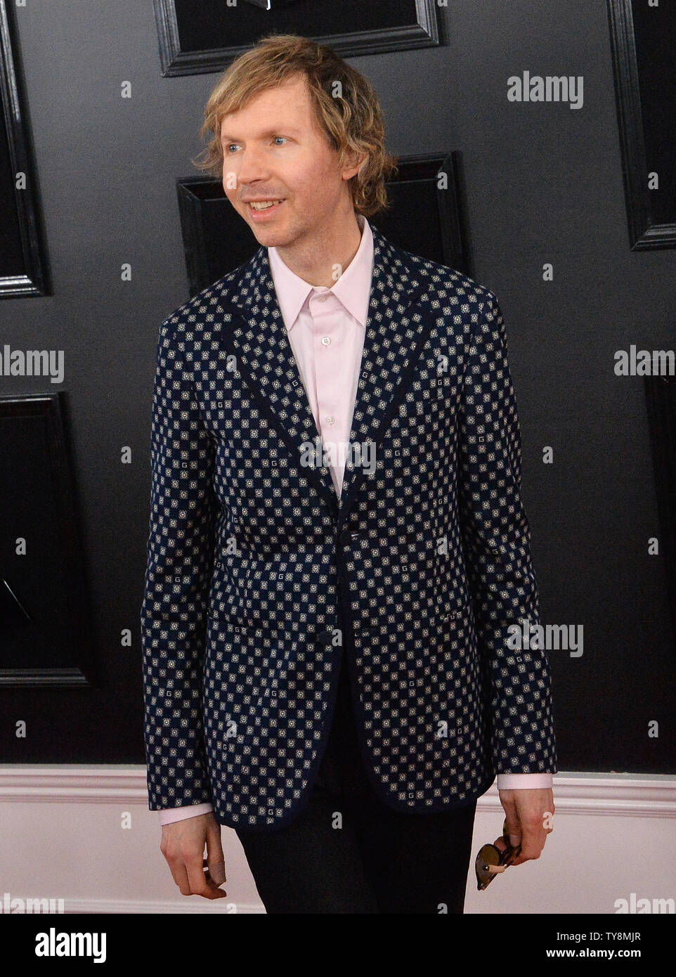 Beck arrives for the 61st annual Grammy Awards held at Staples Center ...