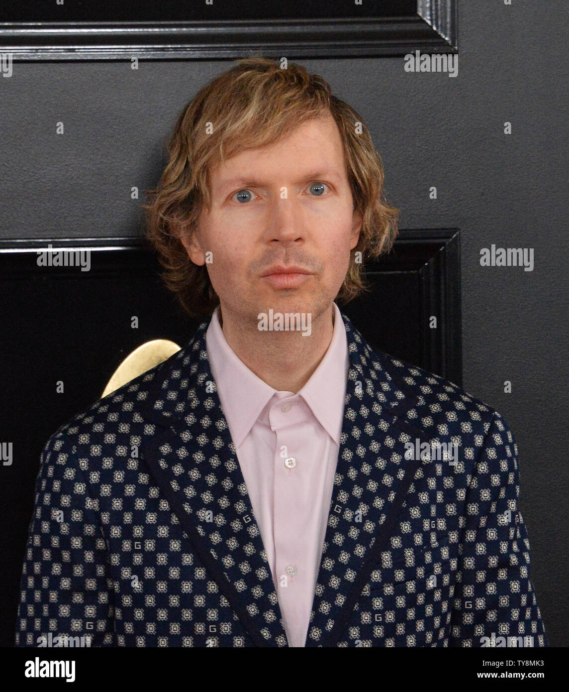 Beck arrives for the 61st annual Grammy Awards held at Staples Center ...