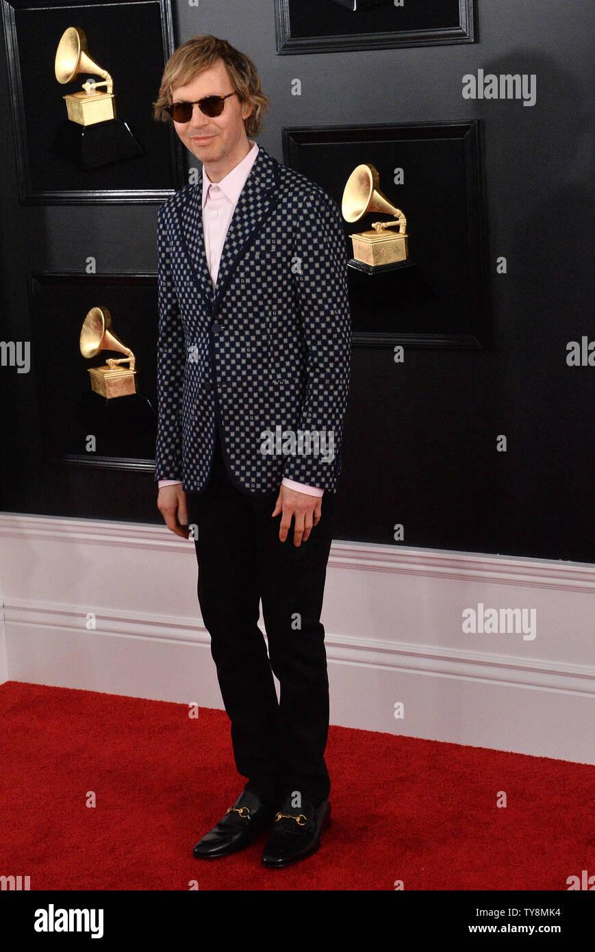 Beck arrives for the 61st annual Grammy Awards held at Staples Center ...