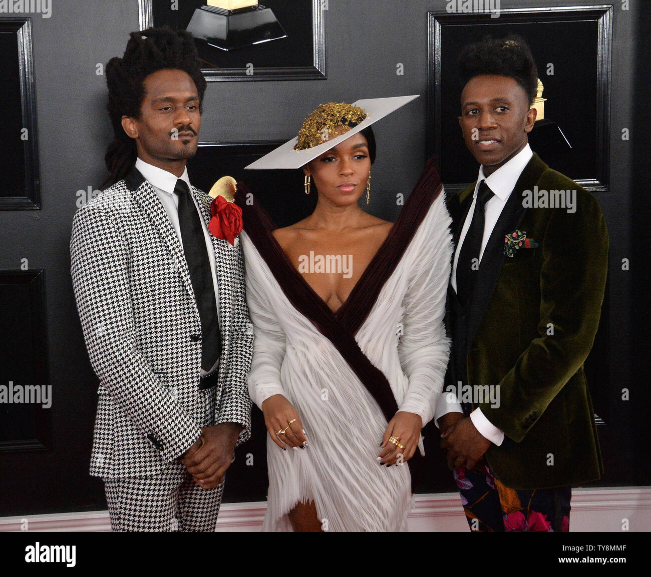 Nate 'Rocket' Wonder, Janelle Monáe and Chuck Lightning arrive for the ...