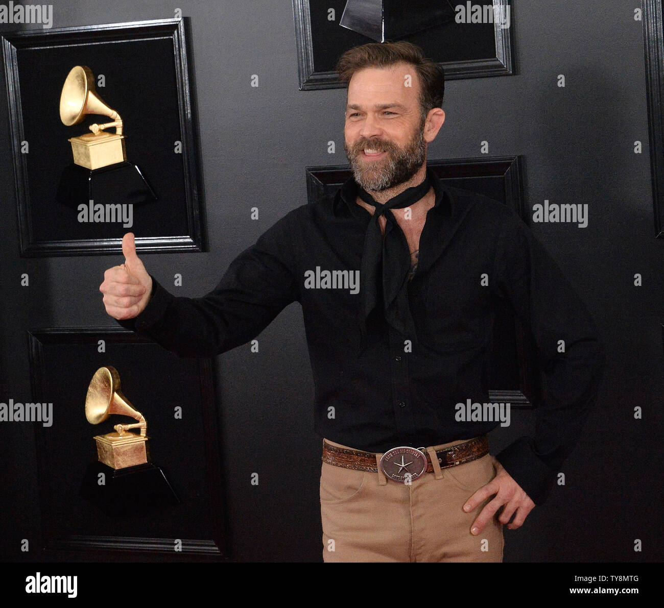 Waylon Payne arrives for the 61st annual Grammy Awards held at Staples ...