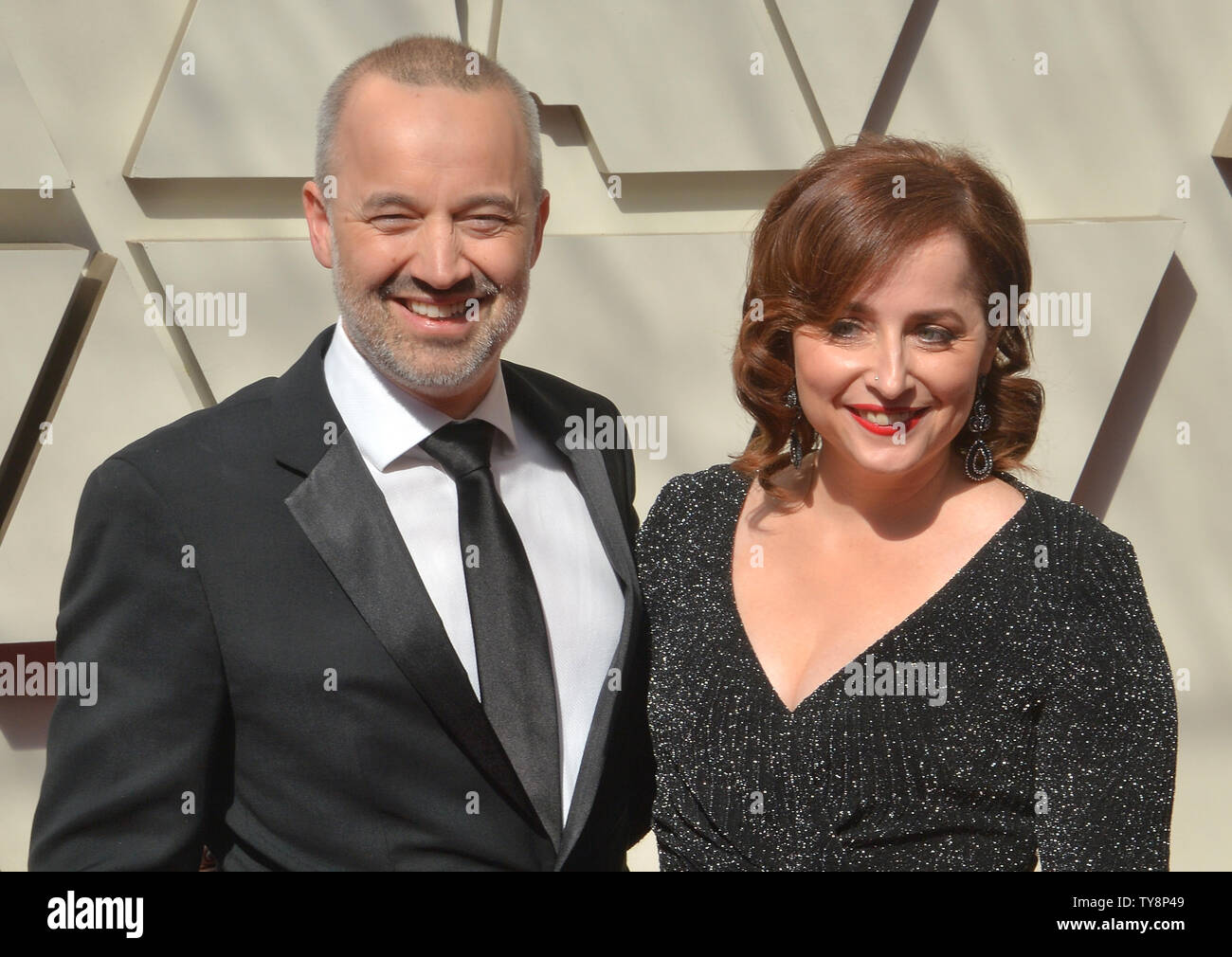 John Warhurst and Stephanie Warhurst arrive on the red carpet for the ...