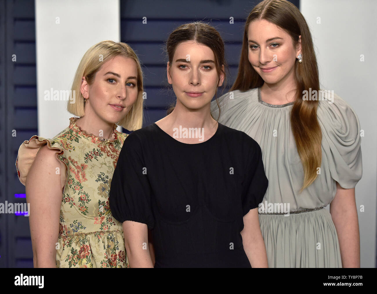 Pop band Haim attends the Vanity Fair Oscar Party at the Wallis ...