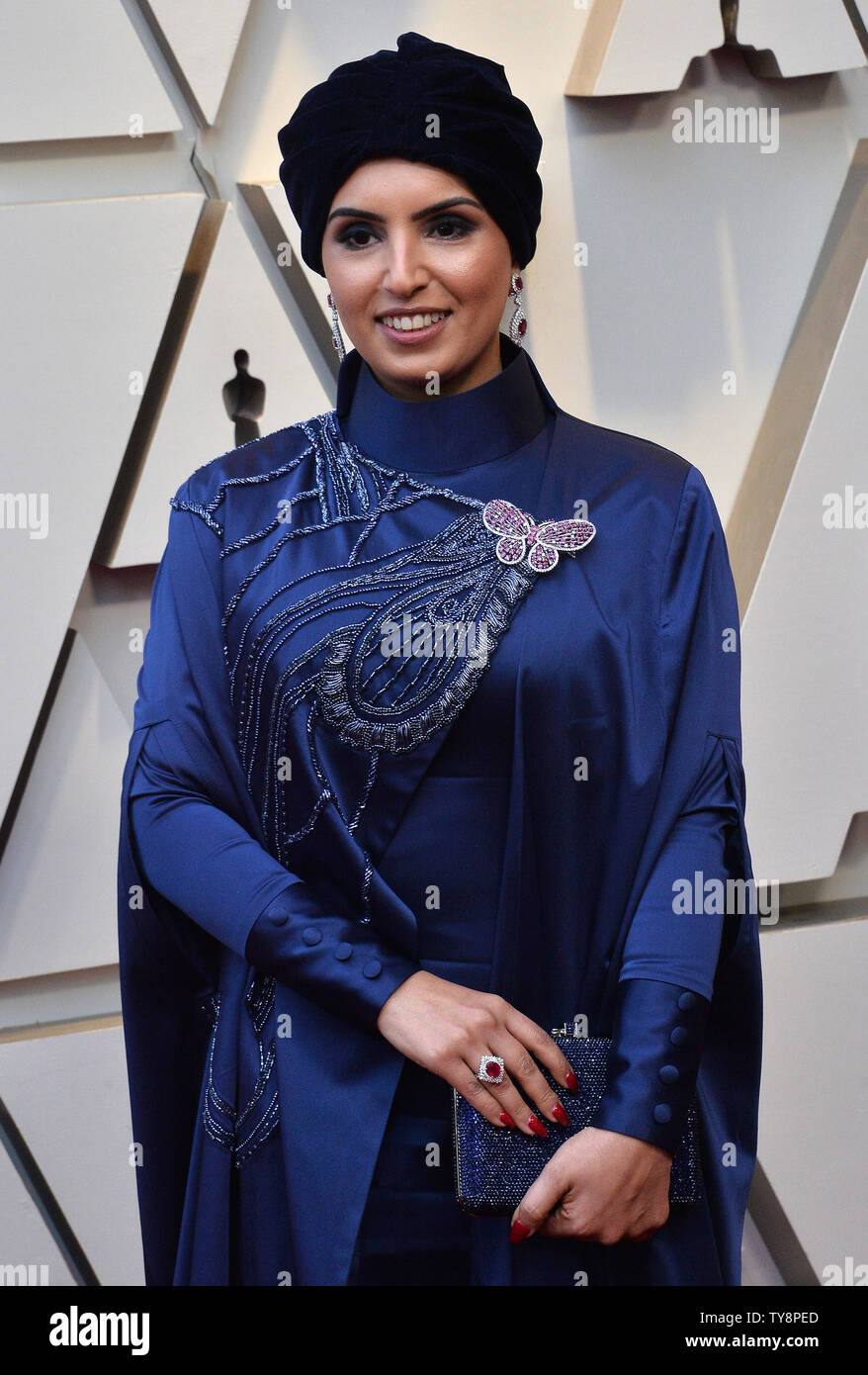 Fatma Al Remaihi arrives on the red carpet for the 91st annual Academy ...
