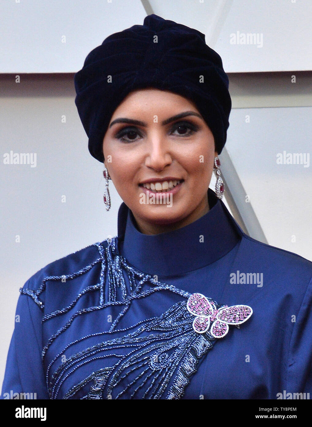 Fatma Al Remaihi arrives on the red carpet for the 91st annual Academy ...