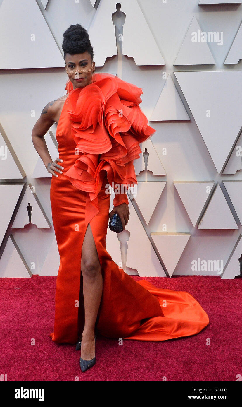 Hannah Beachler arrives on the red carpet for the 91st annual Academy ...