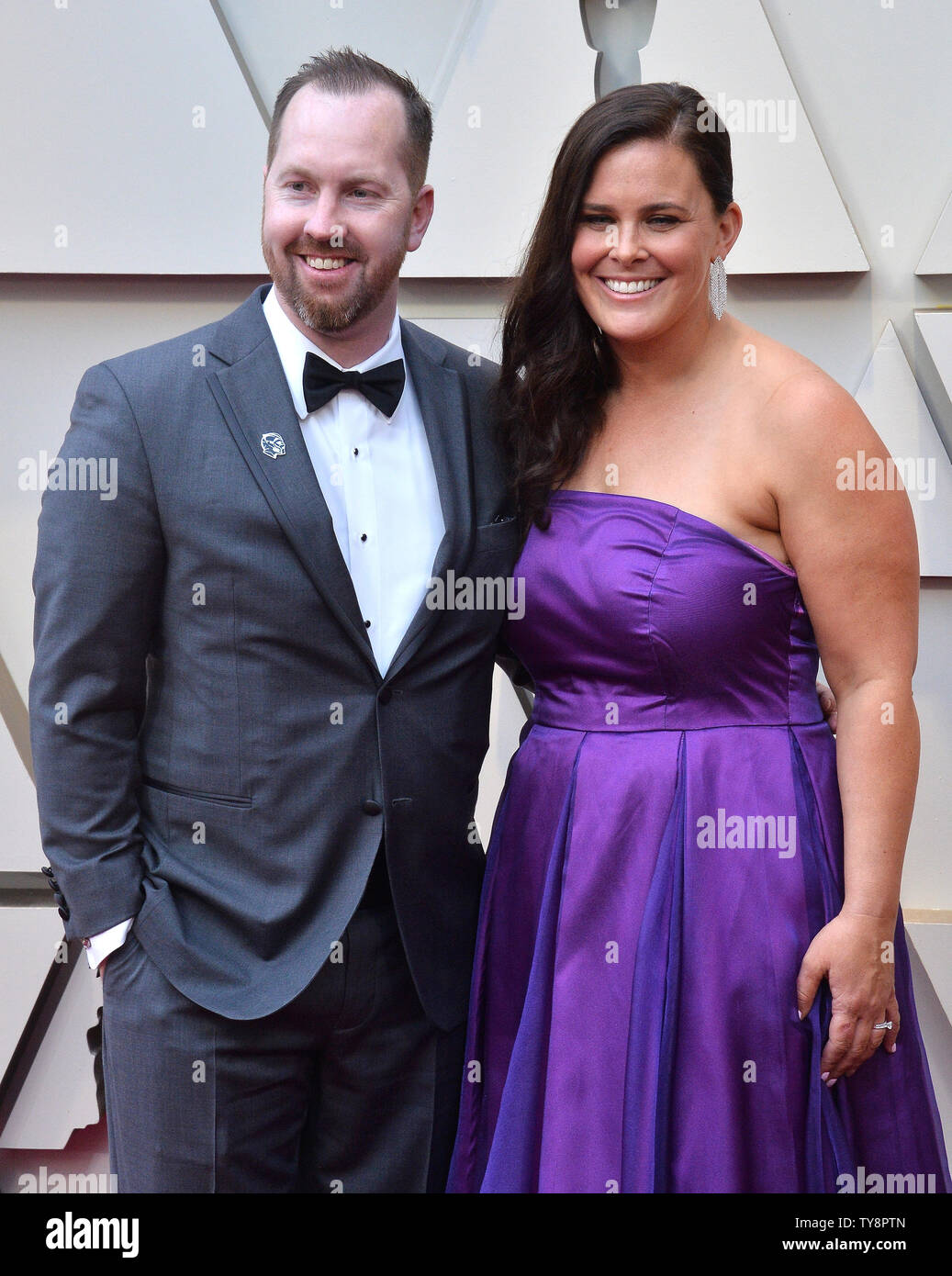 Benjamin A. Burtt and guest arrive on the red carpet for the 91st ...