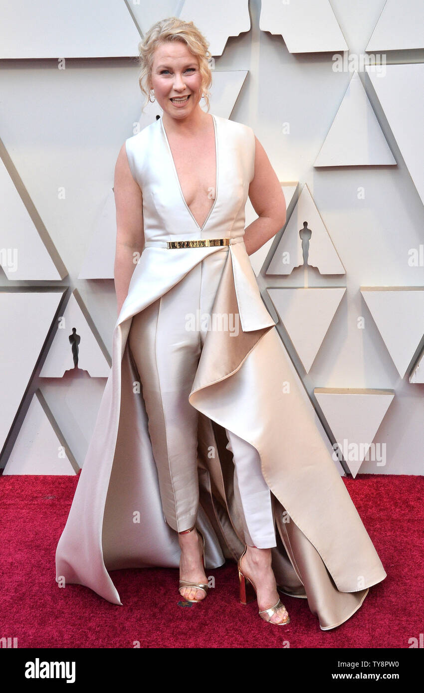 Eva Melander arrives on the red carpet for the 91st annual Academy Awards at the Dolby Theatre ...