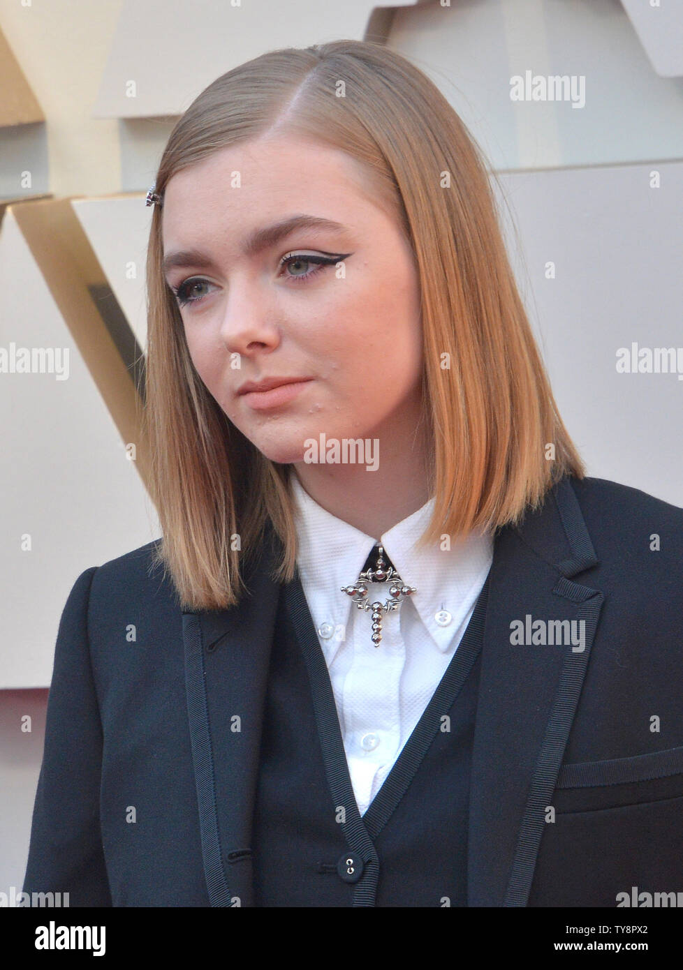 Elsie Fisher arrives on the red carpet for the 91st annual Academy ...