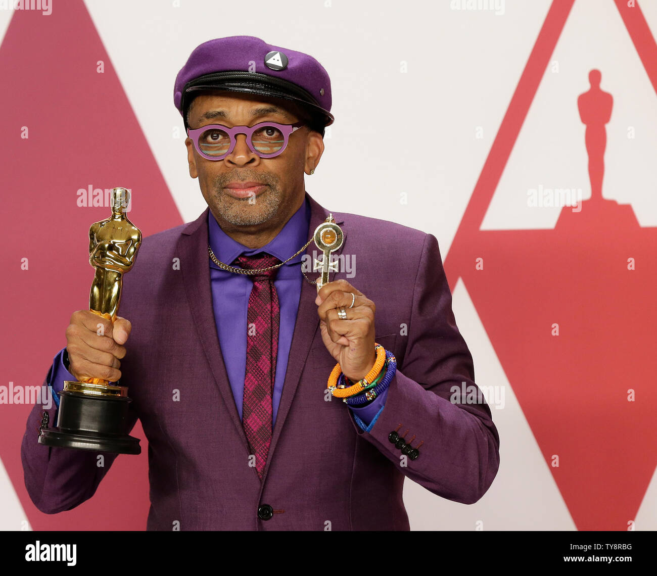 Spike Lee, winner of Best Adapted Screenplay for "BlacKkKlansman ...
