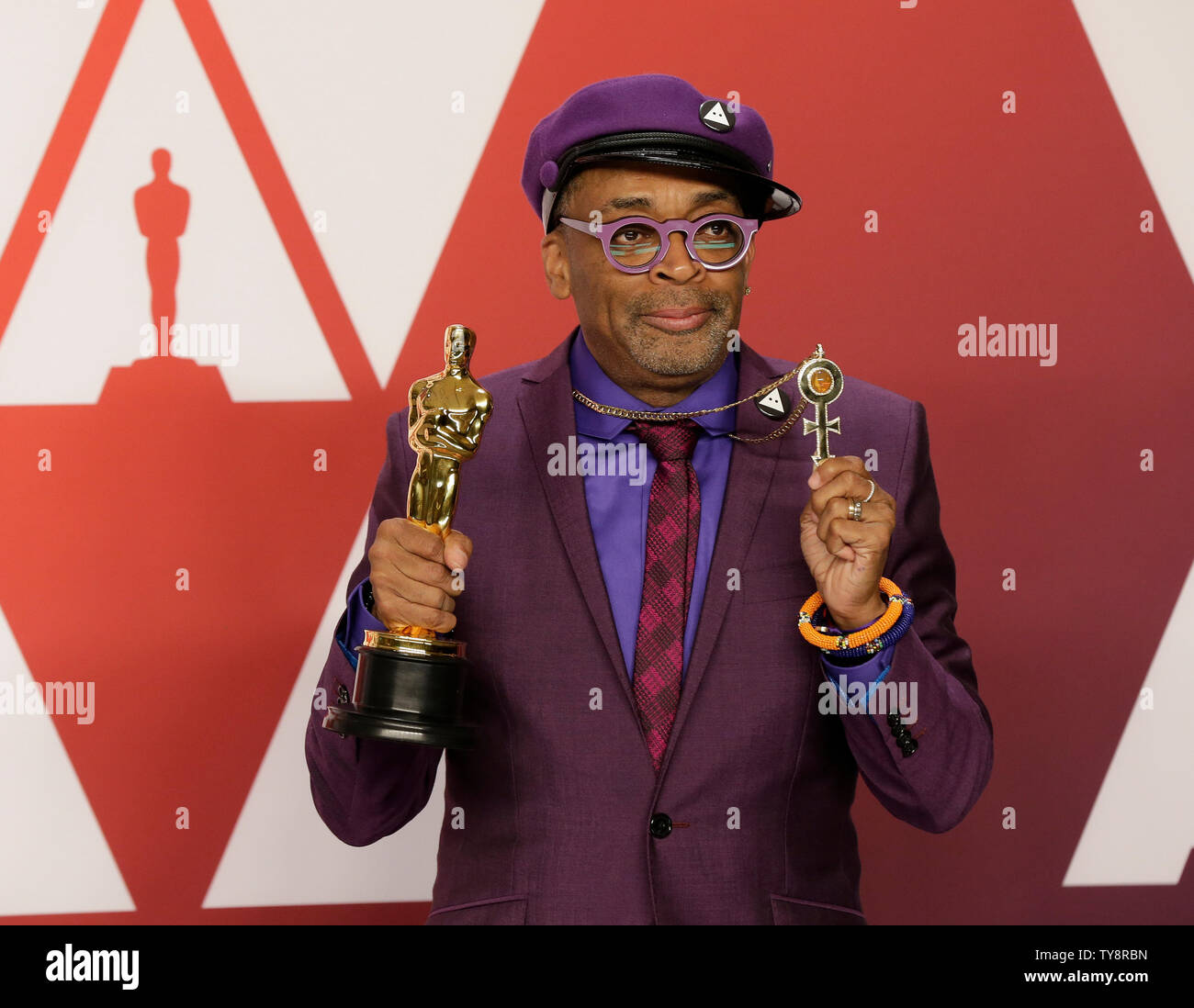 Spike Lee, winner of Best Adapted Screenplay for "BlacKkKlansman ...