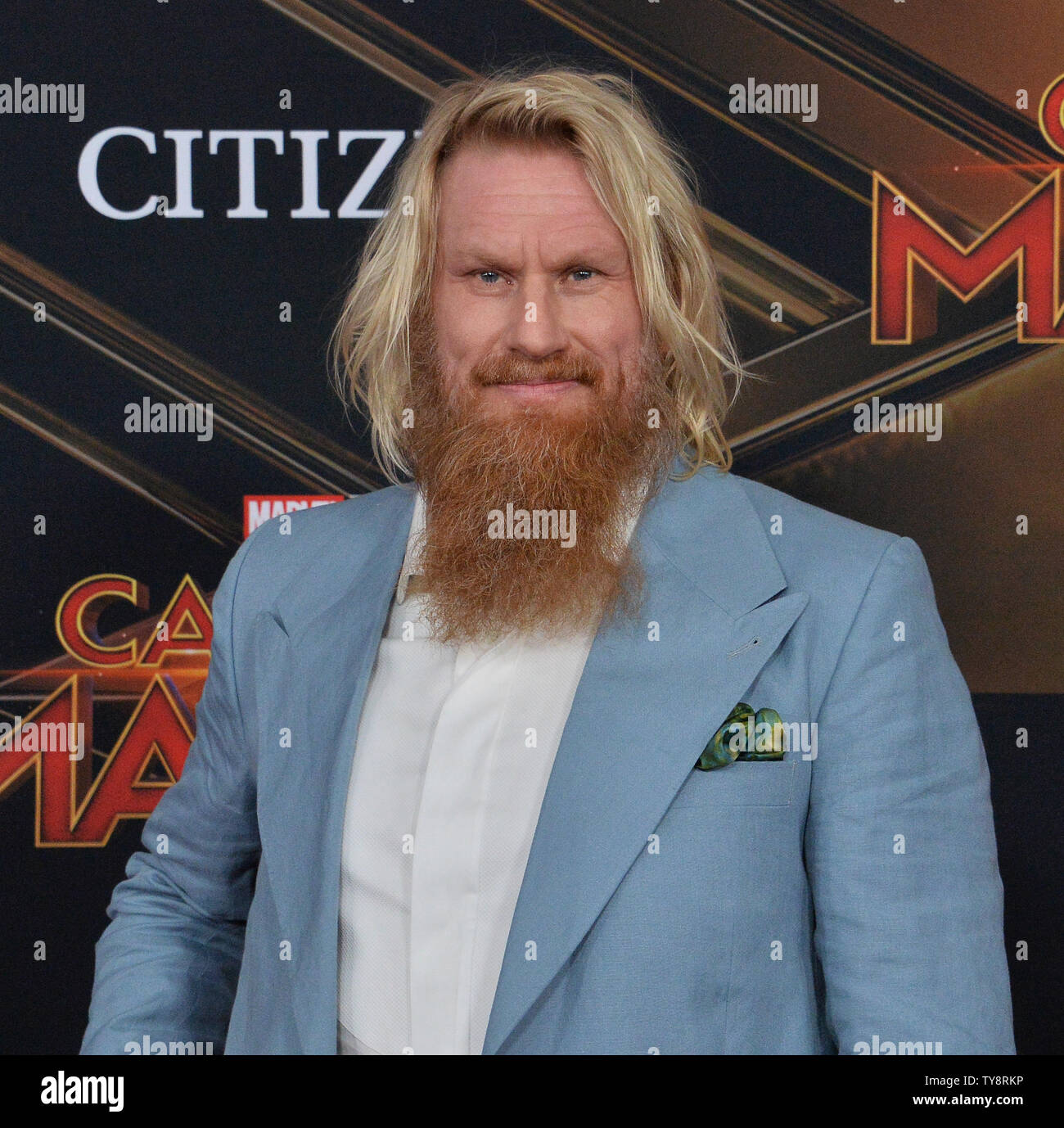 Cast member Rune Temte attends the premiere of the sci-fi motion ...