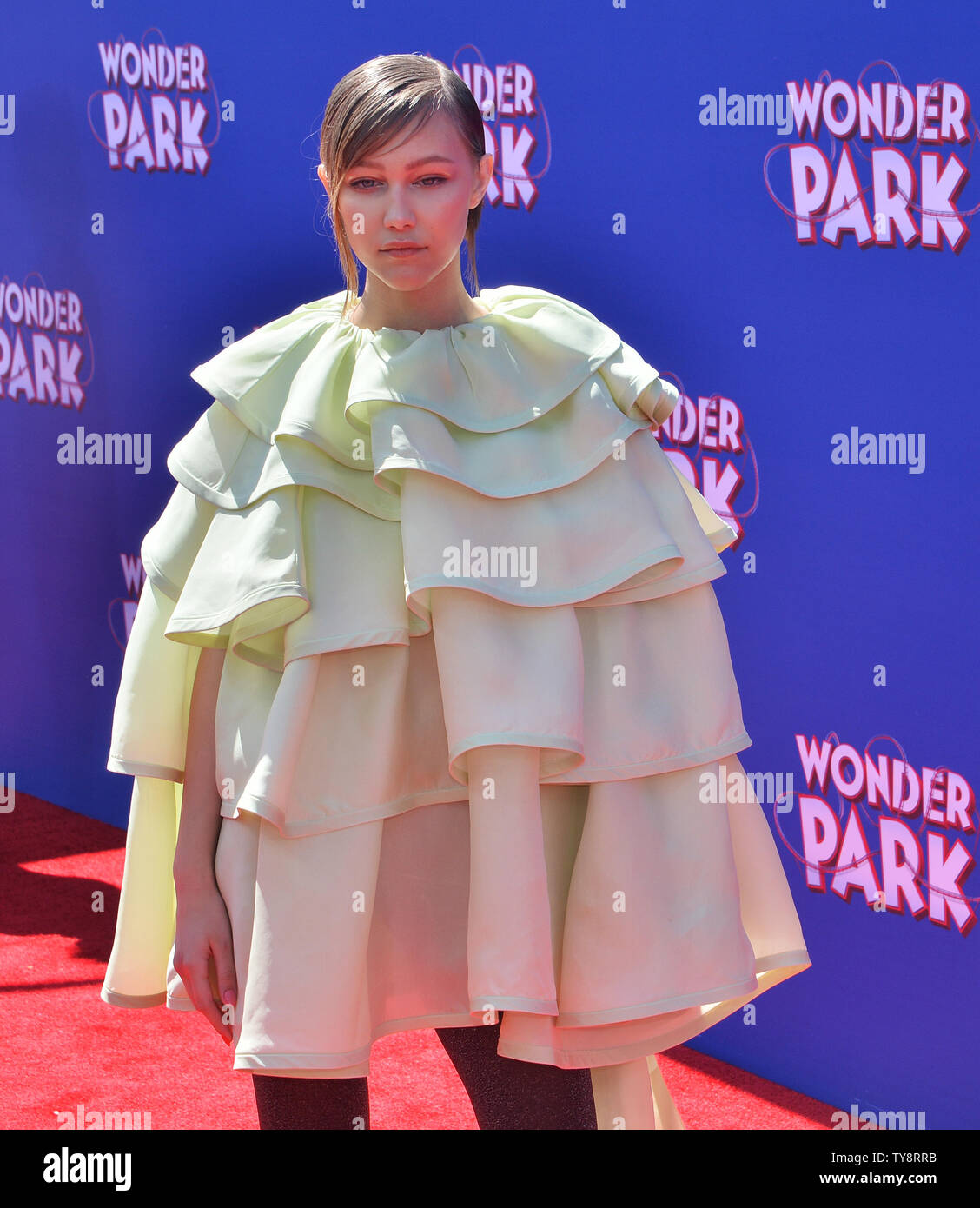 American singer and songwriter Grace VanderWaal attends the premiere of ...