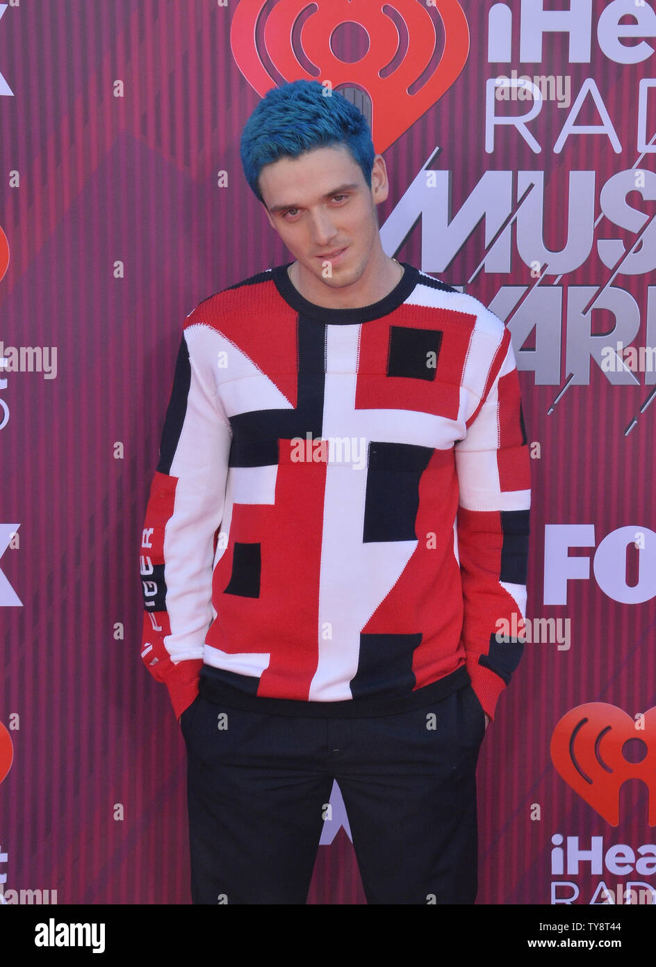 Lauv arrives for the sixth annual iHeartRadio Music Awards at the ...