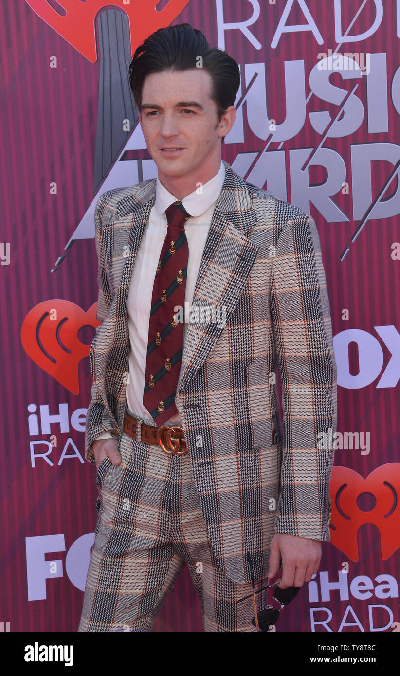 Drake Bell arrives for the sixth annual iHeartRadio Music Awards at the ...