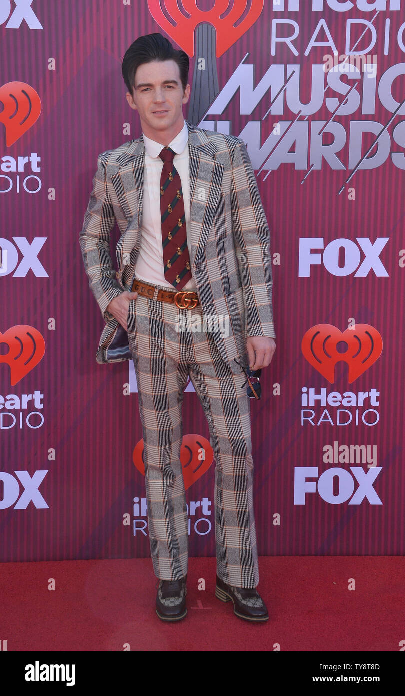 Drake Bell arrives for the sixth annual iHeartRadio Music Awards at the ...