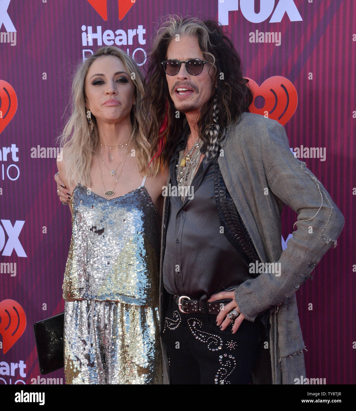 (L-R) Aimee Preston and Steven Tyler arrive for the sixth annual ...