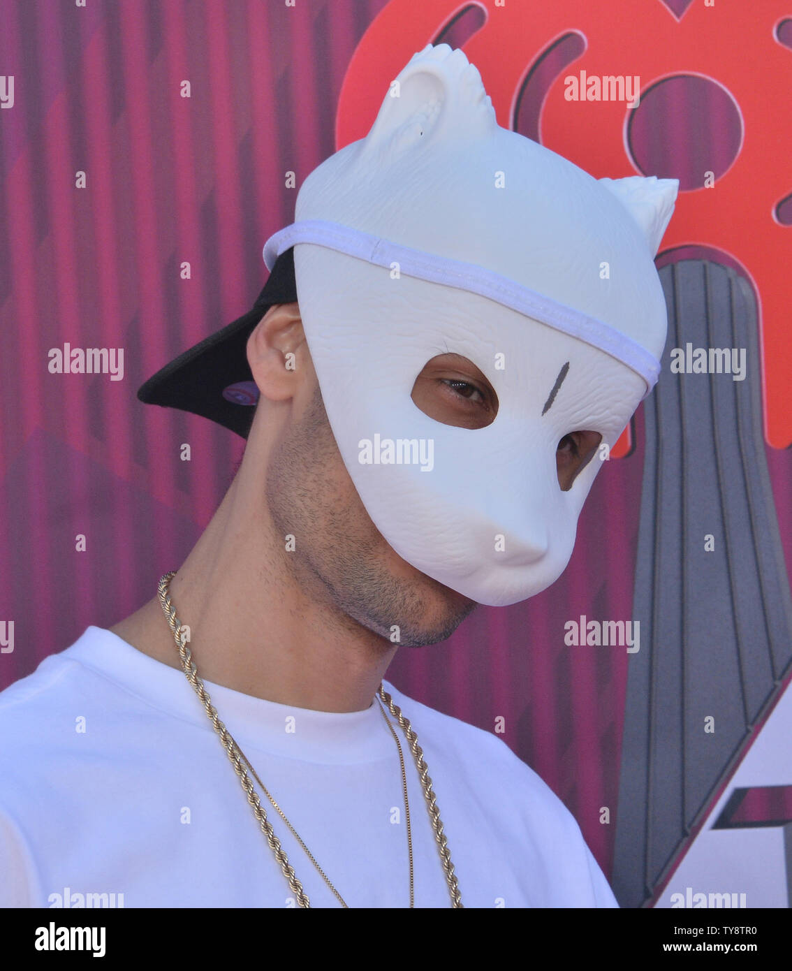 Cro arrives for the sixth annual iHeartRadio Music Awards at the ...