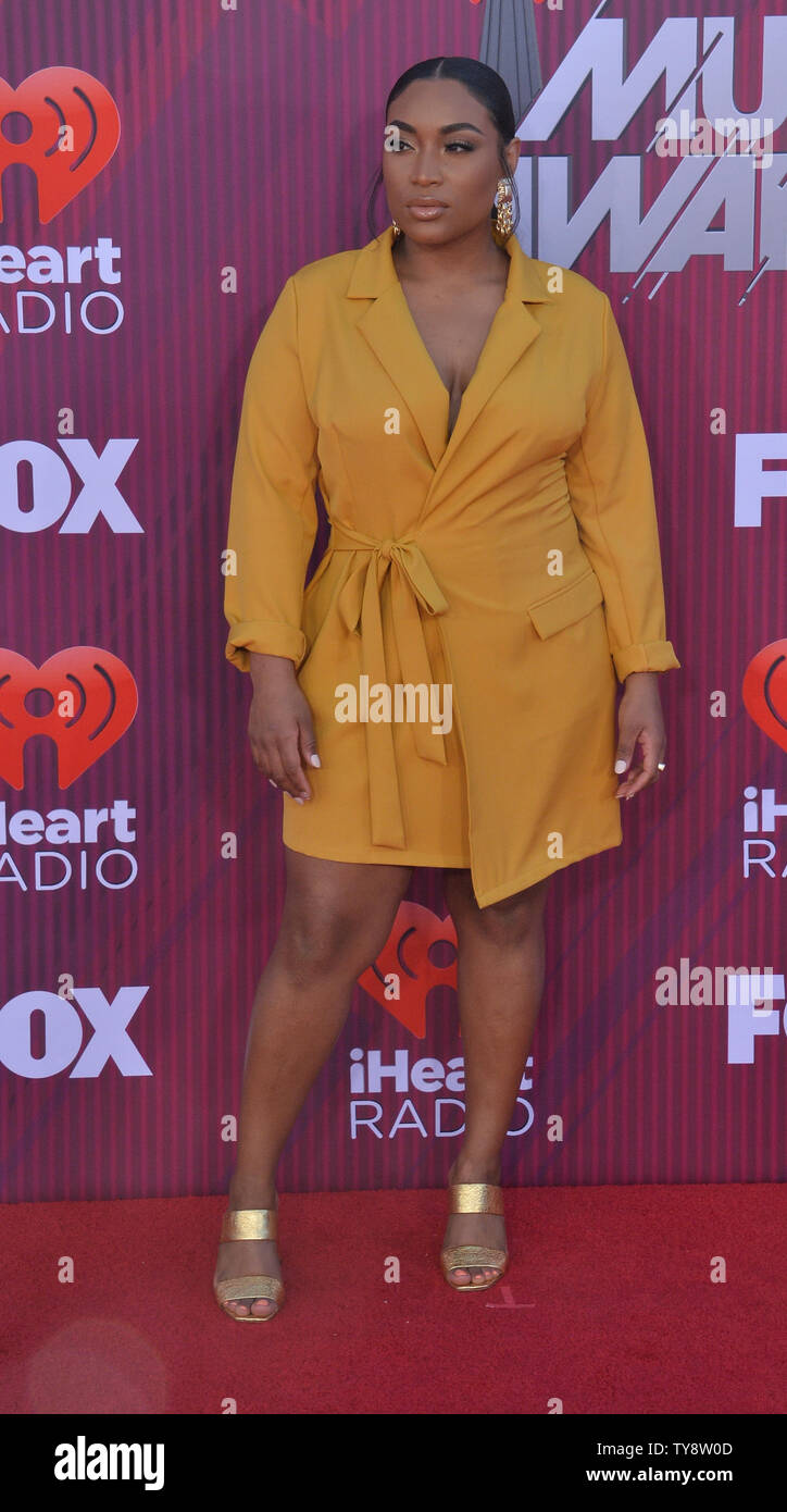 Iris arrives for the sixth annual iHeartRadio Music Awards at the ...