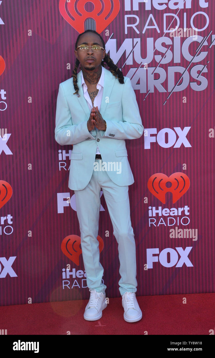 TK Kravitz arrives for the sixth annual iHeartRadio Music Awards at the ...