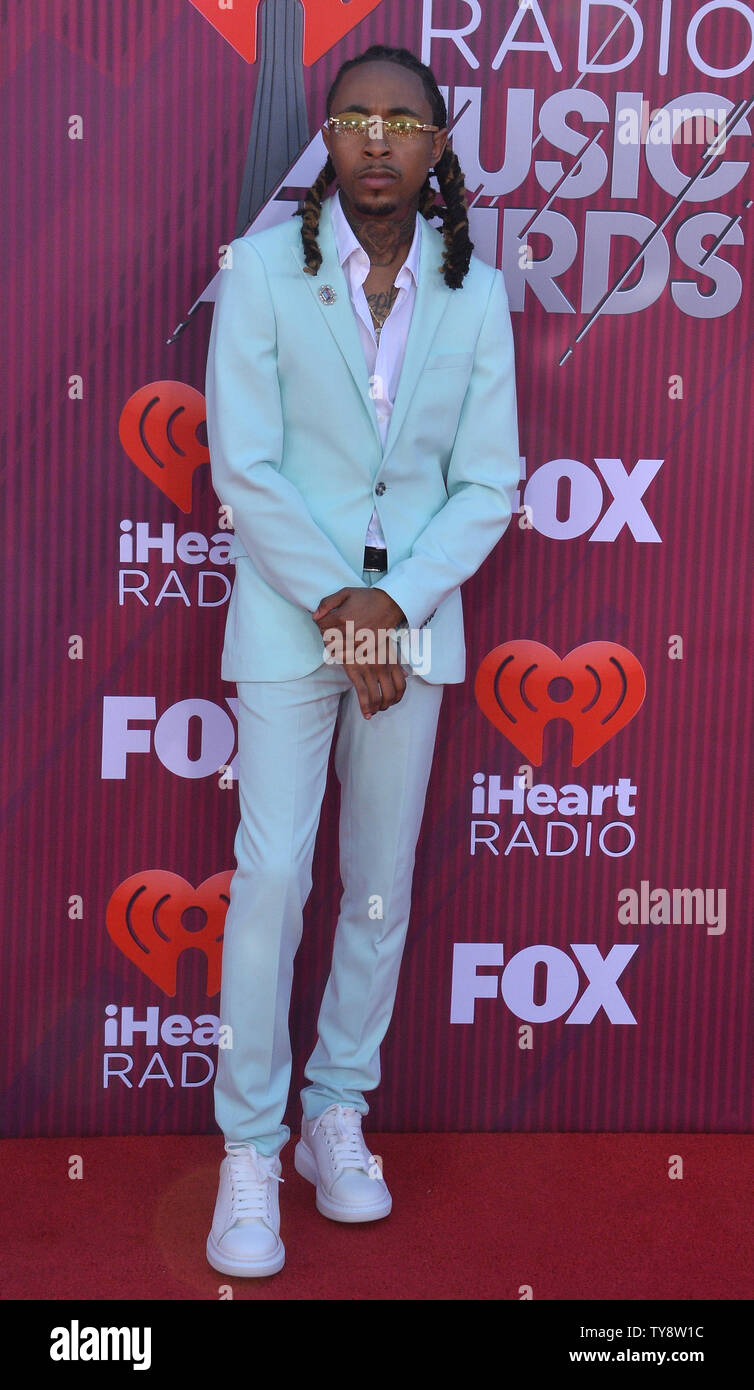 TK Kravitz arrives for the sixth annual iHeartRadio Music Awards at the ...