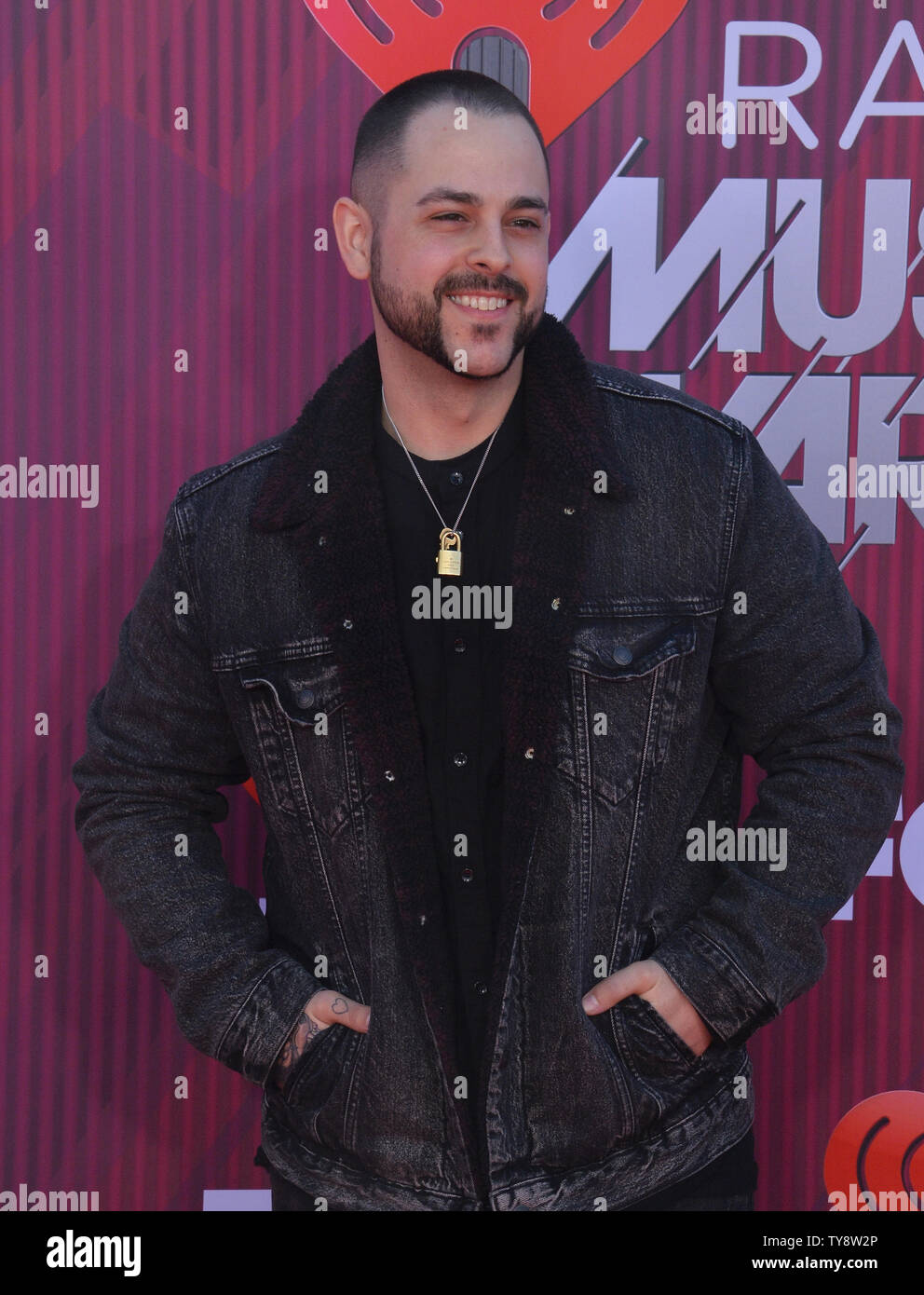 Zack Caspary arrives for the sixth annual iHeartRadio Music Awards at ...