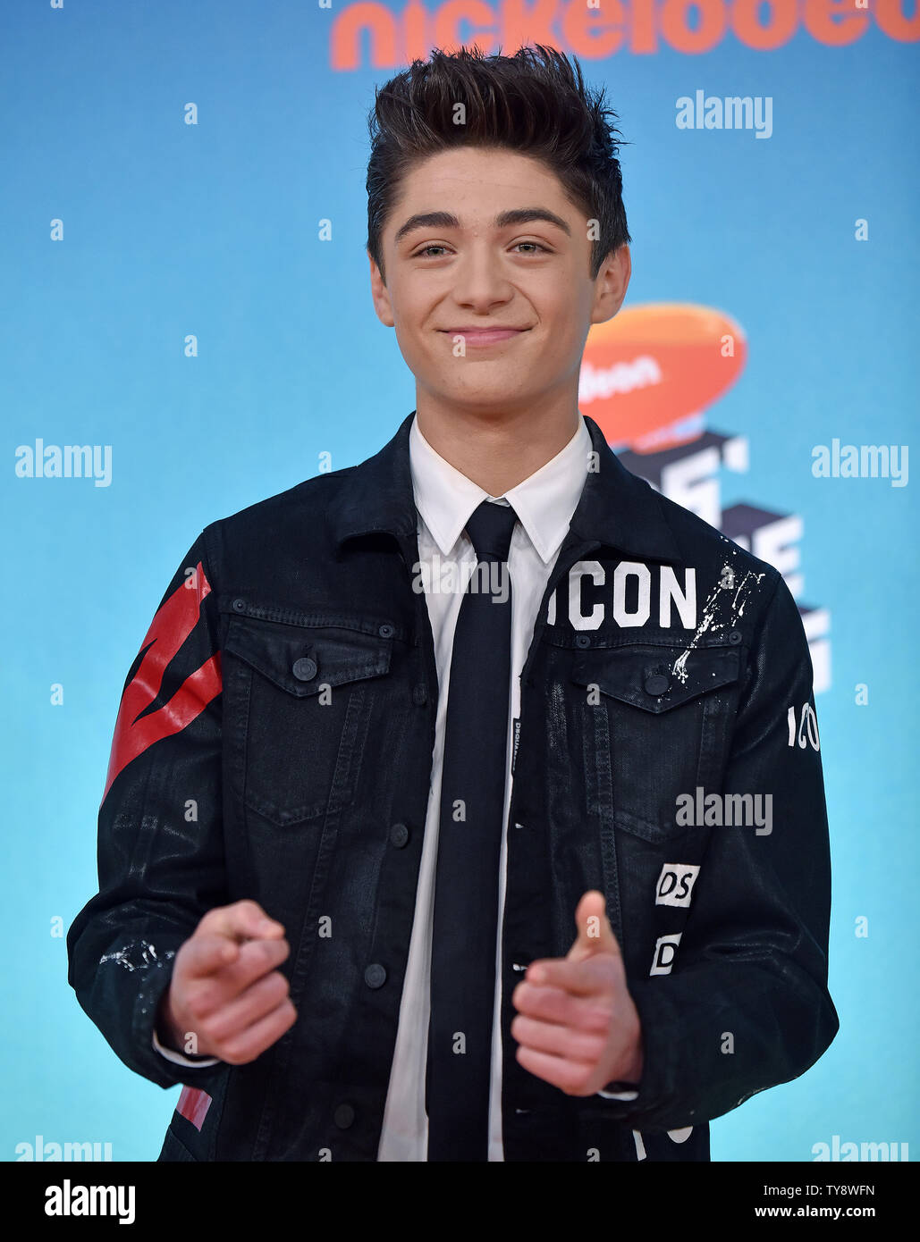 Asher Angel attends Nickelodeon's Kids' Choice Awards 2019 at USC's ...