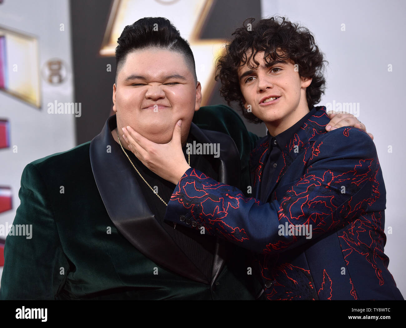 Jovan Armand (L) and Jack Dylan Grazer attend the world premiere of ...