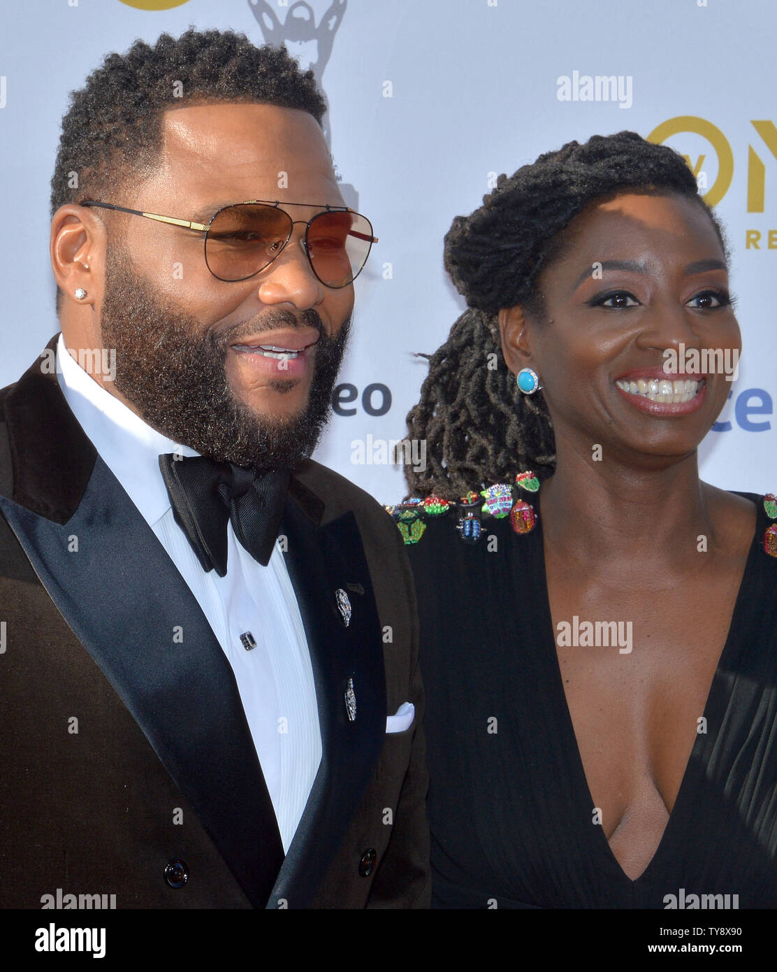 Anthony Anderson and Alvina Stewart arrive for the 50th annual NAACP ...