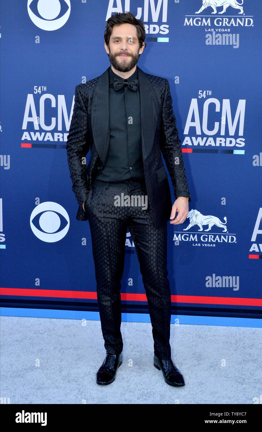 Thomas Rhett attends the 54th annual Academy of Country Music Awards ...