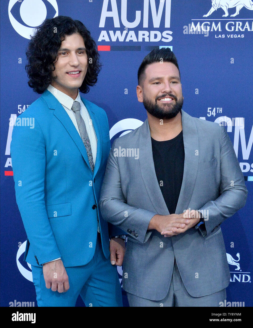 (L-R) Dan Smyers and Shay Mooney of Dan + Shay attend the 54th annual ...