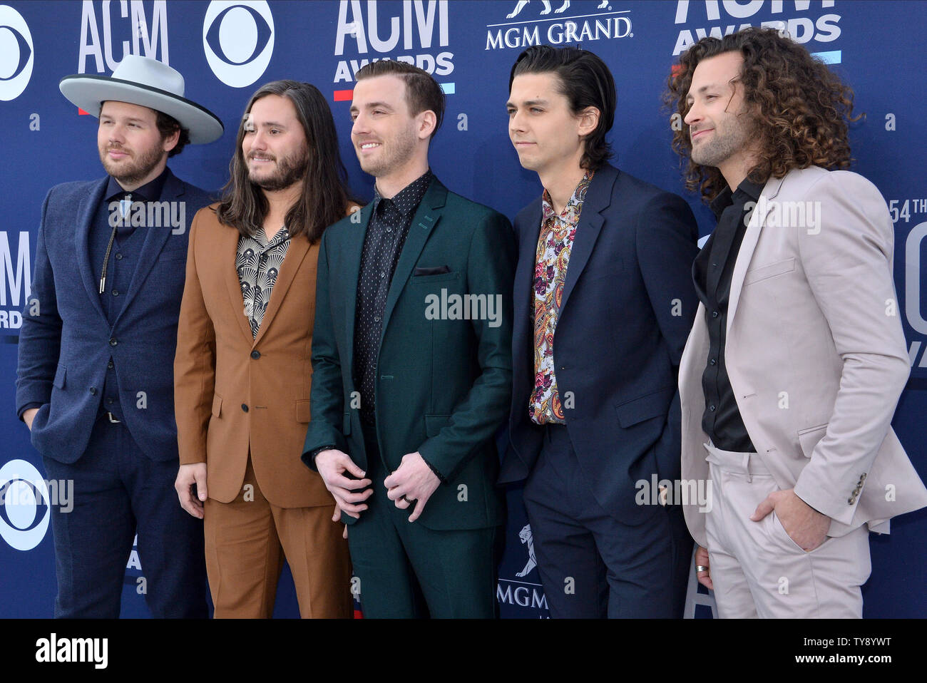 (L-R) Jared Hampton, Tripp Howell, Brandon Lancaster, Chandler Baldwin and Eric Steedly of Lanco ...