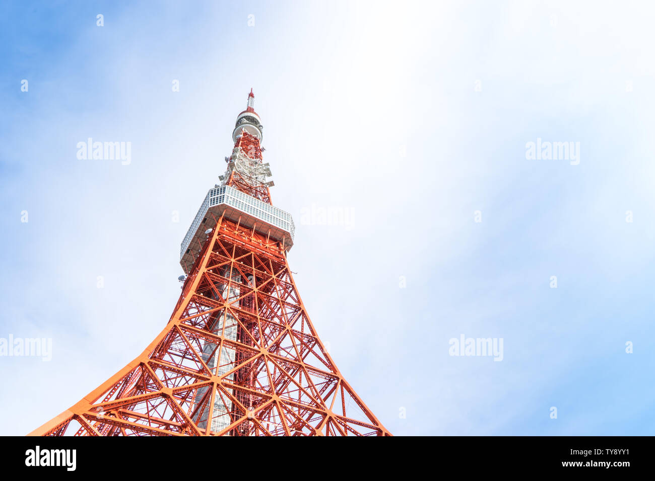 Tokyo tower close up hi-res stock photography and images - Alamy