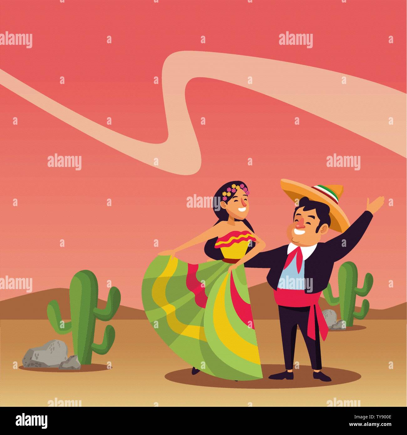 mexican traditional culture icon cartoon Stock Vector Image & Art - Alamy