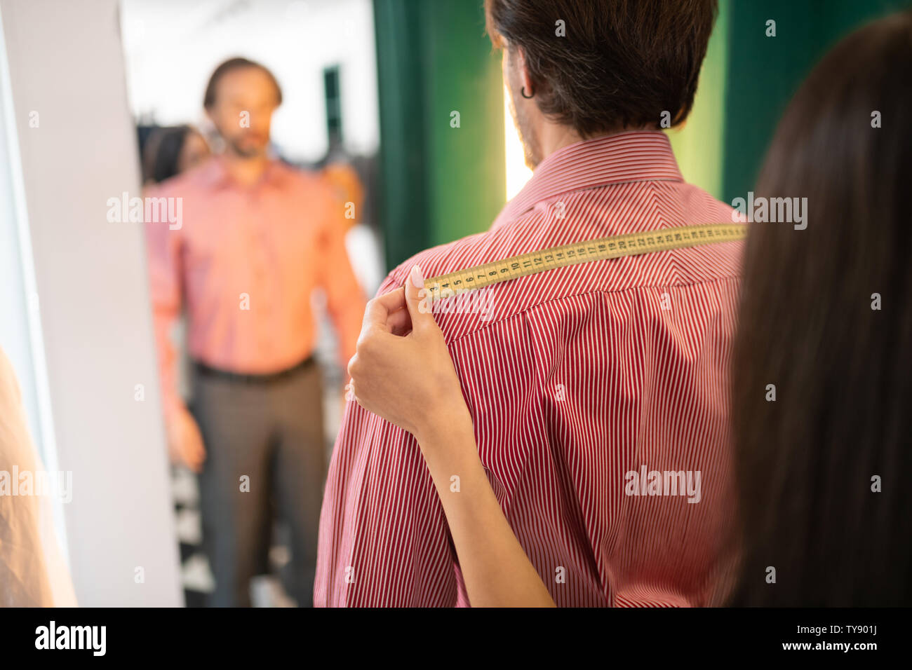 Getting measurements hi-res stock photography and images - Alamy