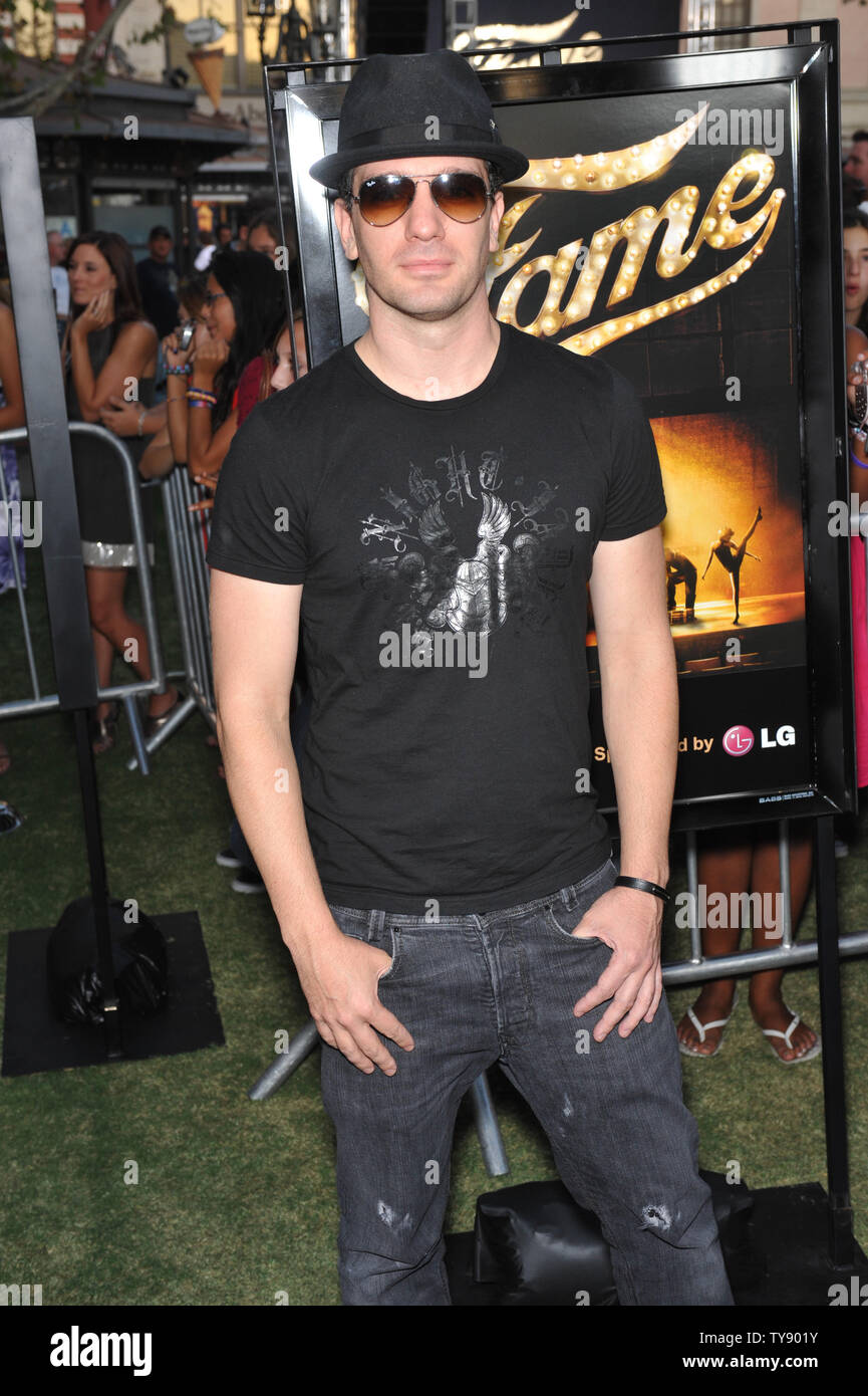LOS ANGELES, CA. September 23, 2009: JC Chasez at the Los Angeles premiere of "Fame" at The ...
