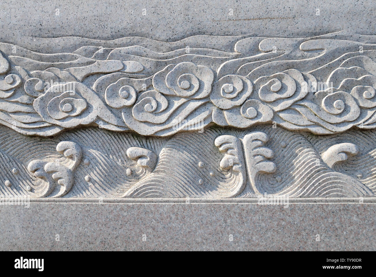 Stone carving pattern of ancient Chinese architecture Stock Photo - Alamy