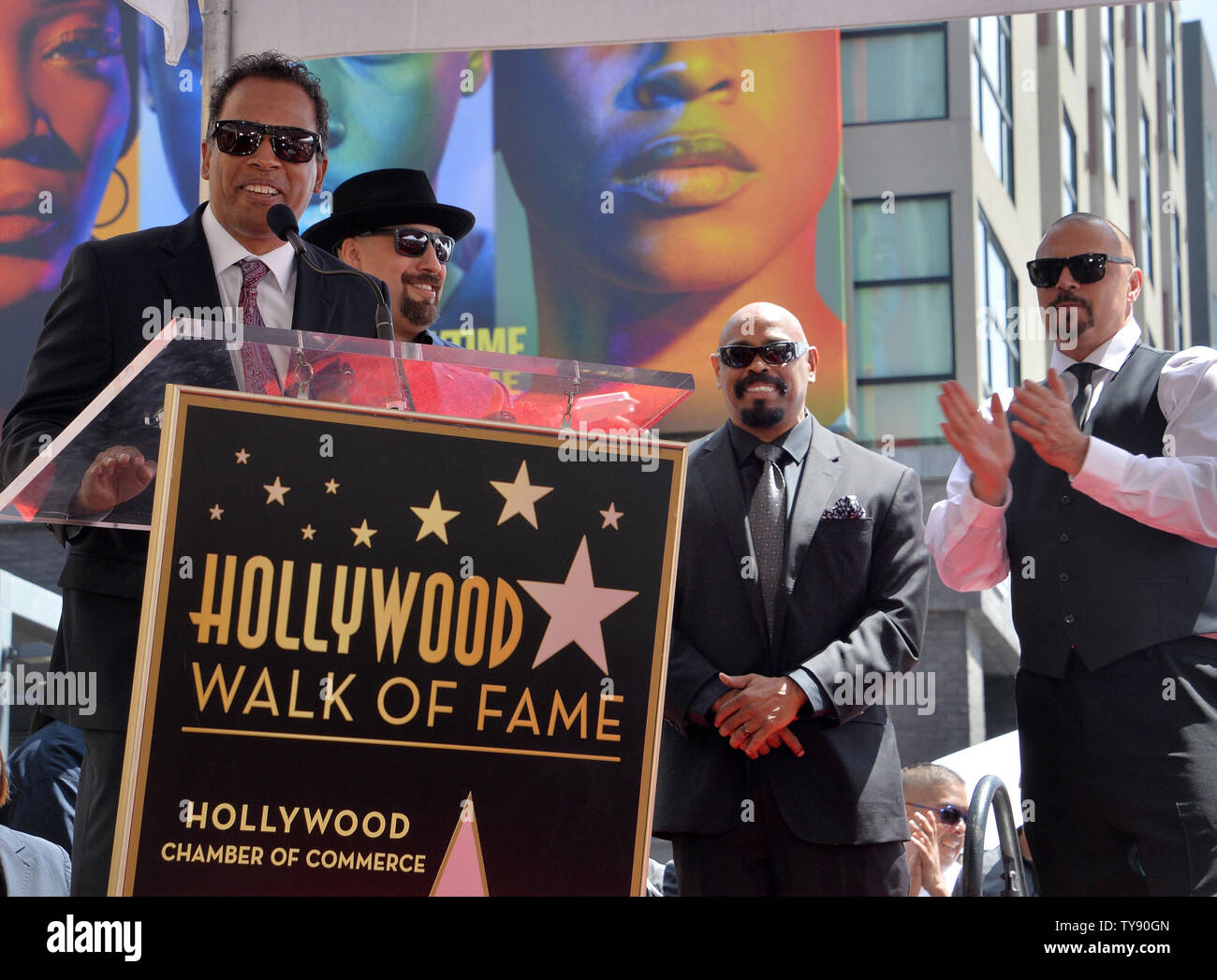 Members of the Latino American hip-hop group Cypress Hill Senen 'Sen ...