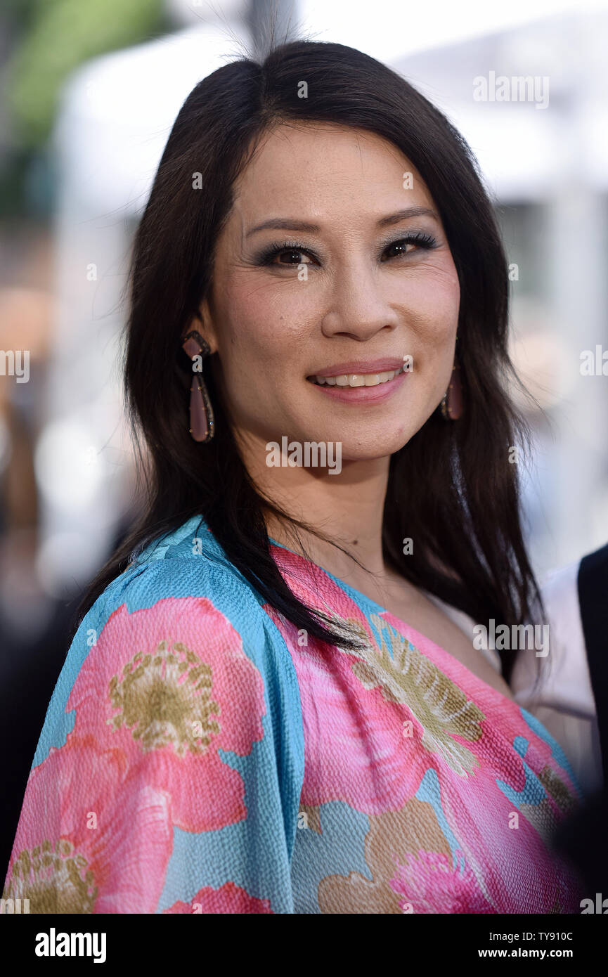 Lucy Liu attends the star unveiling ceremony honoring her with the 2 ...