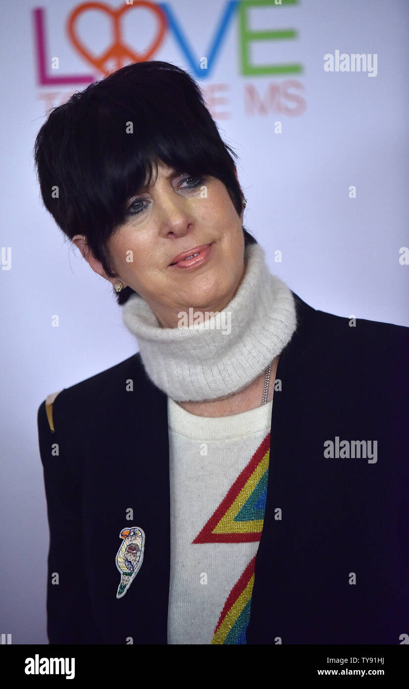 Diane Warren arrives on the orange carpet for the 26th Annual Race to ...
