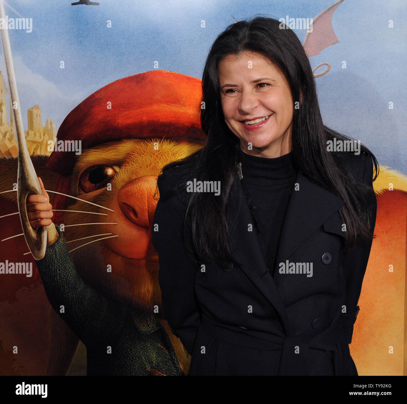 Actress Tracy Ullman, the voices of Mig in the animated motion picture ...