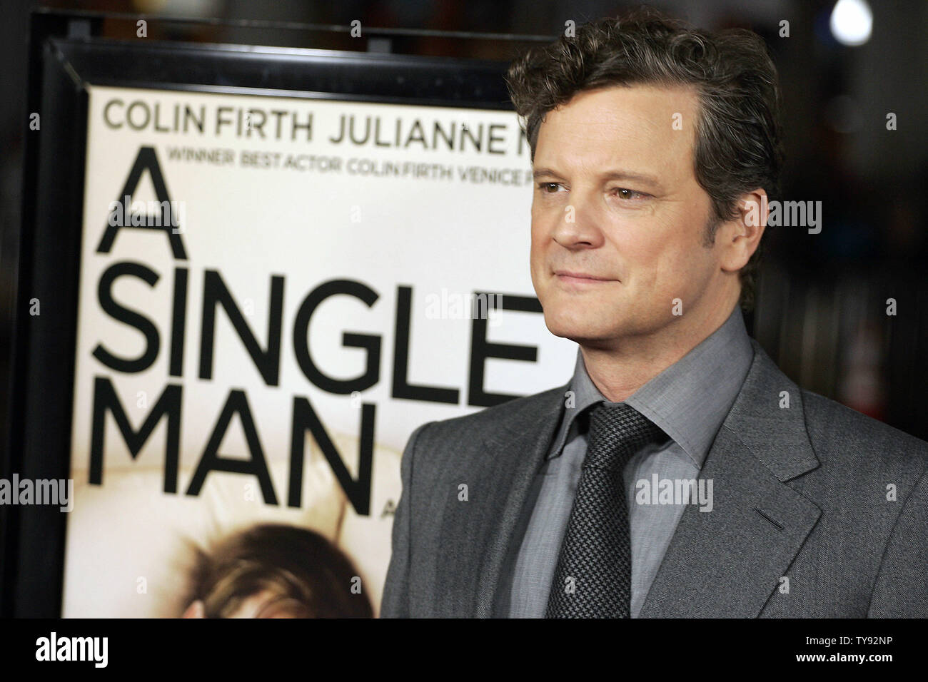 Actor Colin Firth attends the premiere of ''A Single Man'' at AFI Fest ...