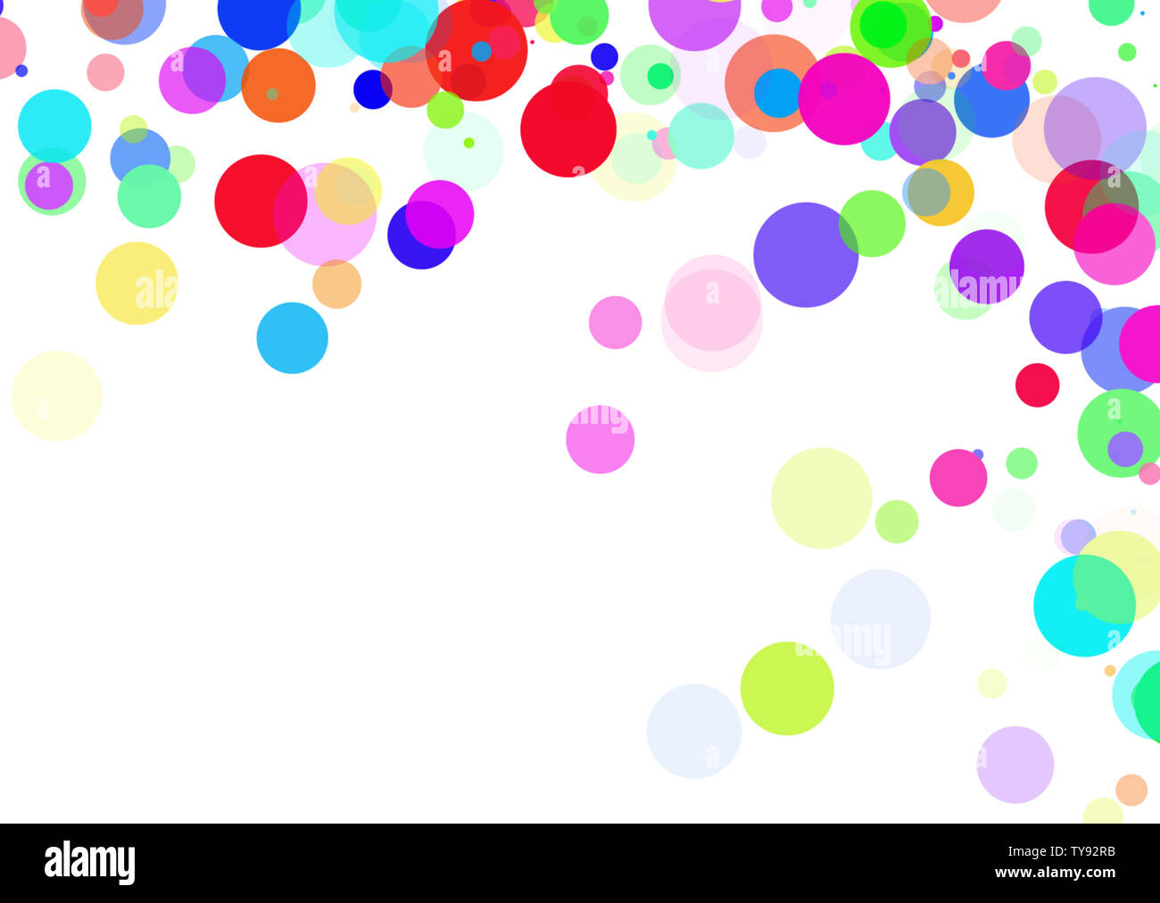 Color polka dot background material Stock Photo - Alamy