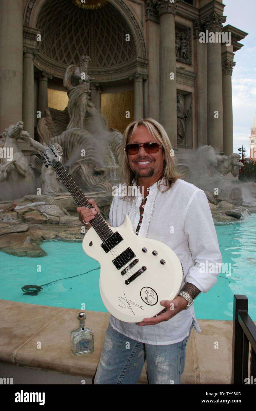 Long-time Motley Crue lead singer Vince Neil appears in front of the ...