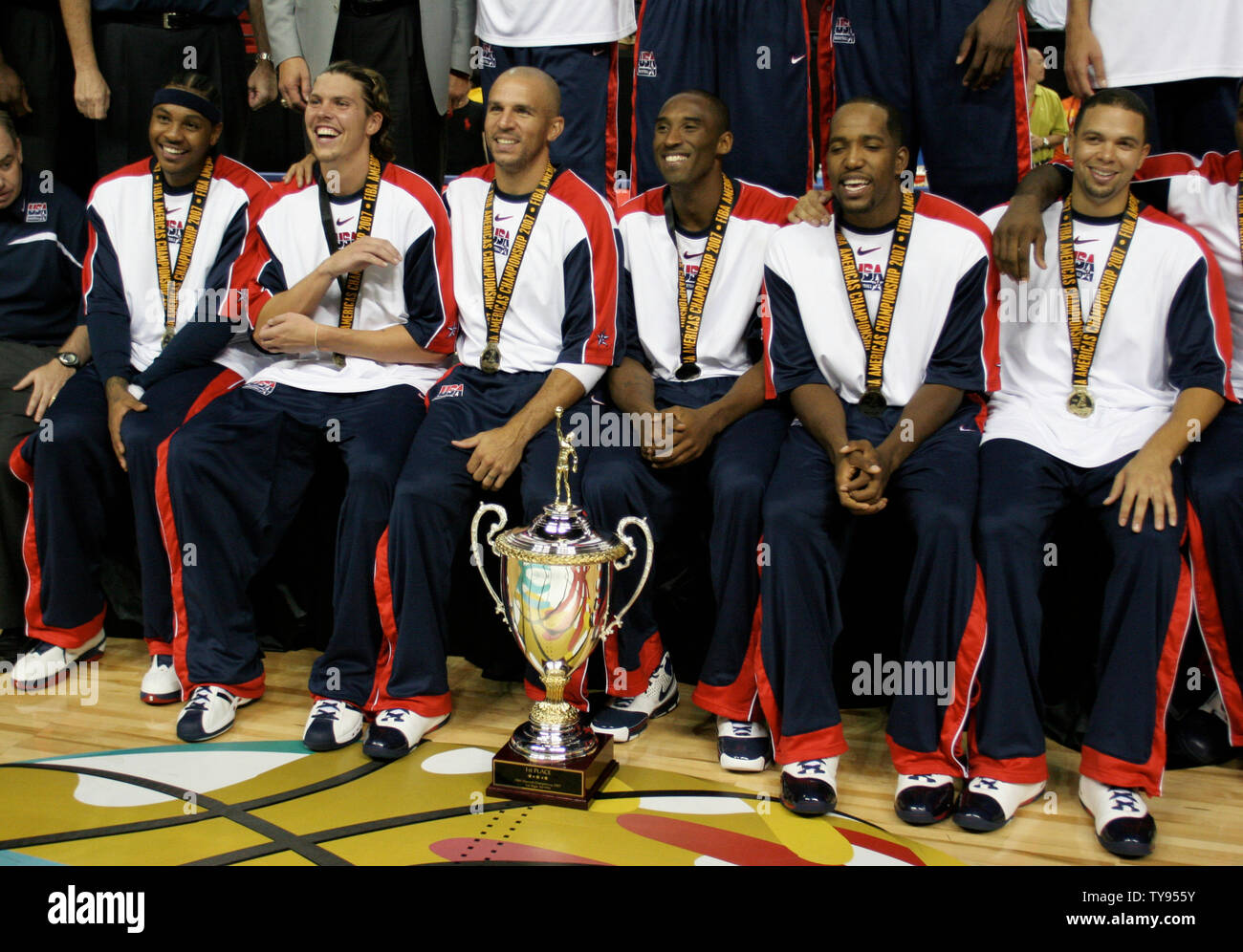 Carmelo Anthony, Mike Miller, Jason Kidd, Kobe Bryant, Michael Redd and ...