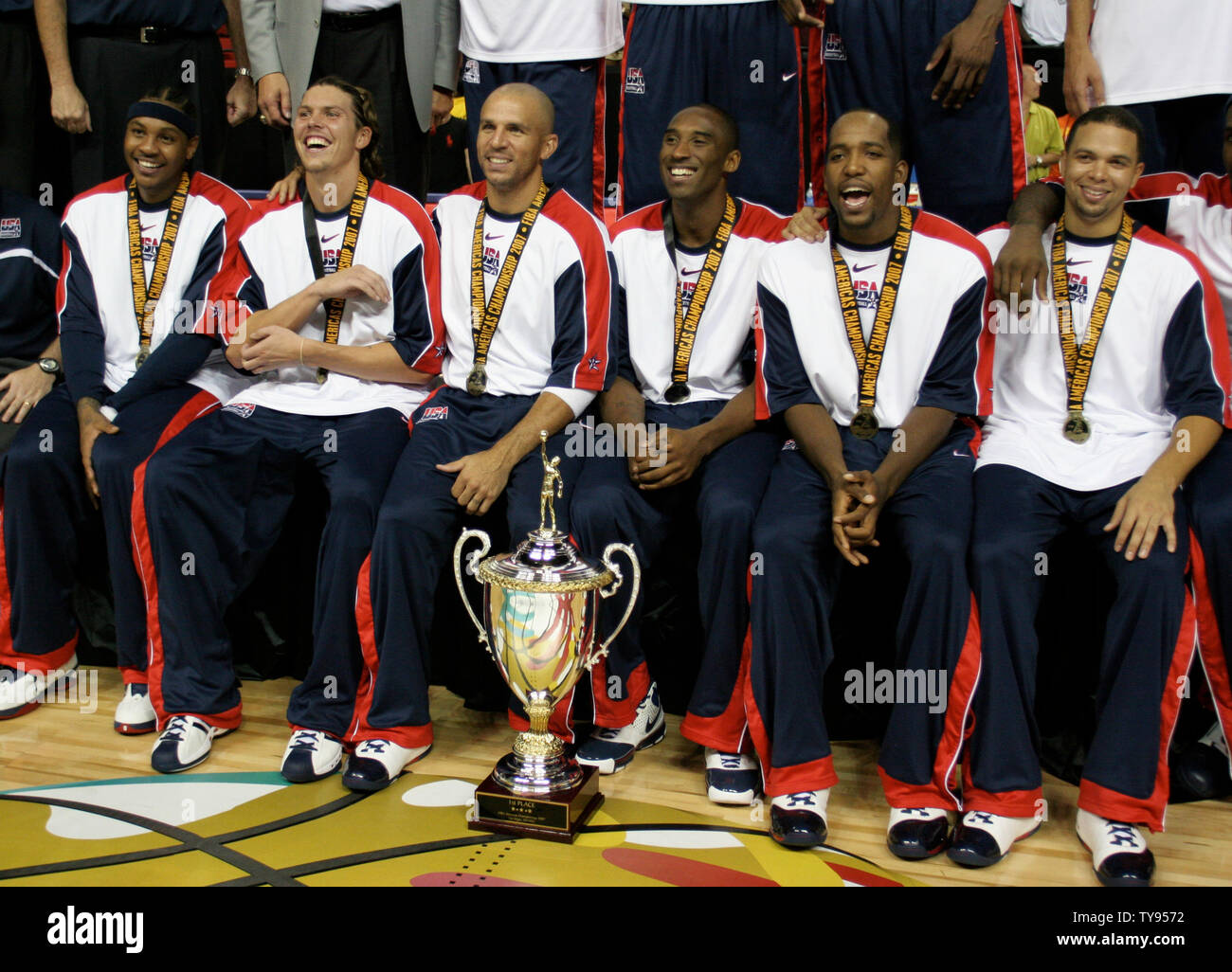 Carmelo Anthony, Mike Miller, Jason Kidd, Kobe Bryant, Michael Redd and ...