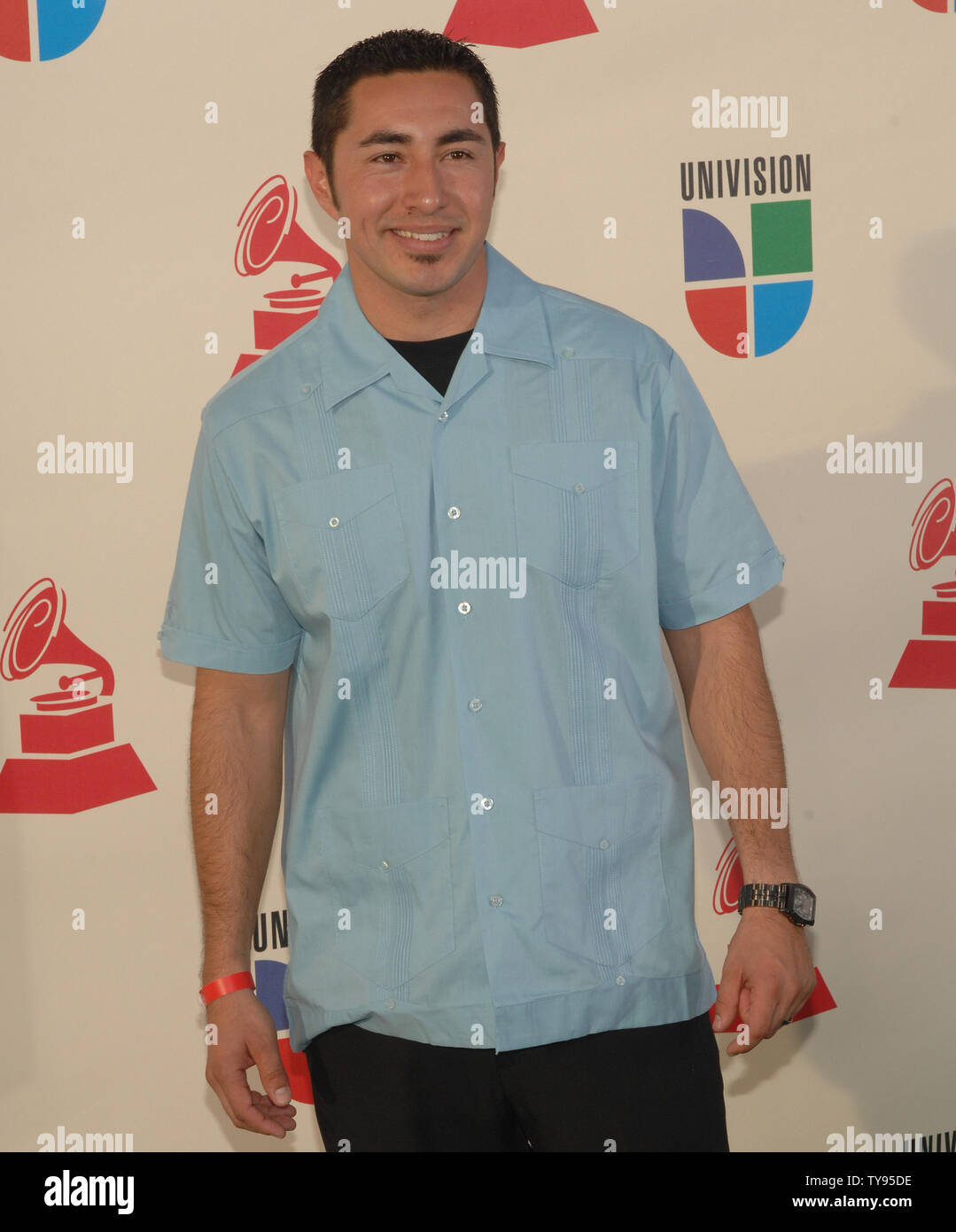 NASCAR driver Jesus Hernandez arrives at the 8th annual Latin Grammy ...