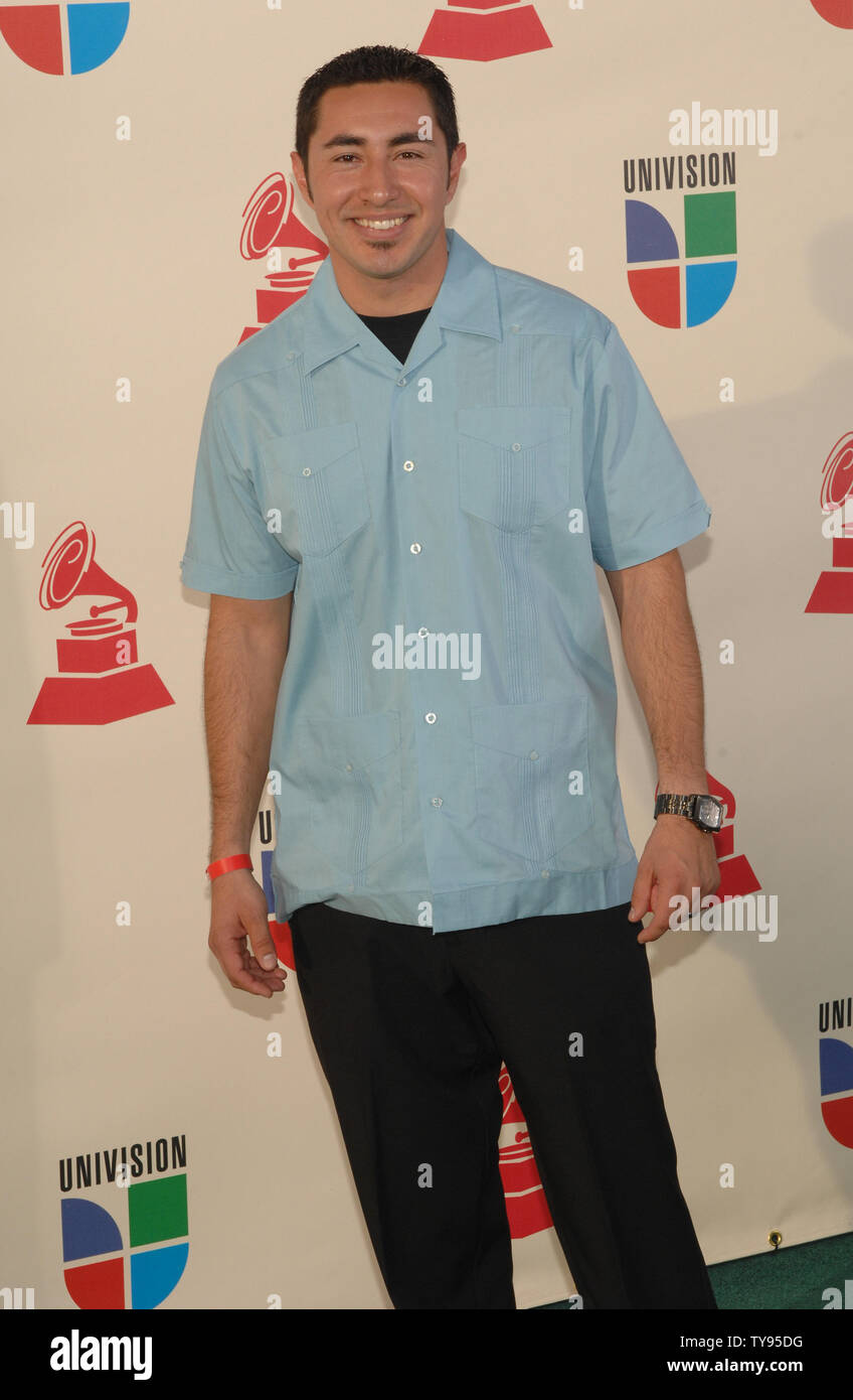 NASCAR driver Jesus Hernandez arrives at the 8th annual Latin Grammy ...