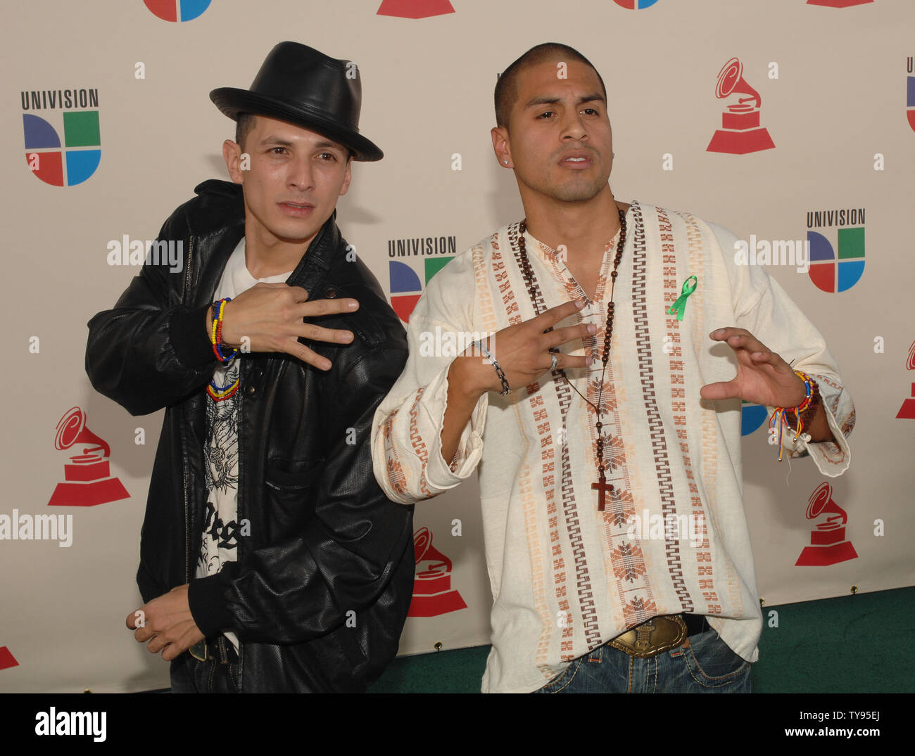 Tres Coronas arrives at the 8th annual Latin Grammy Awards at Mandalay ...